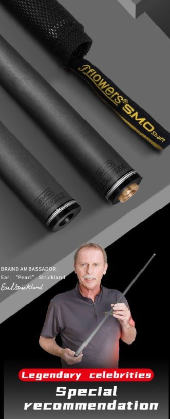 S.M.O Carbon Fiber Shaft – JFlowers Cues Singapore Official Store